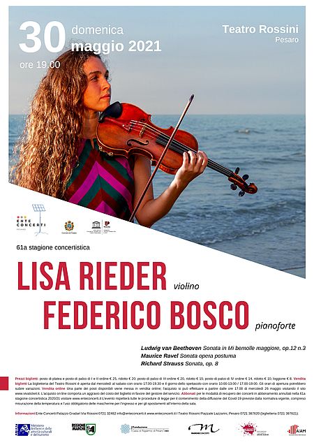 Comune di Pesaro : Lisa Rieder, Federico Bosco. 61a stagione ...